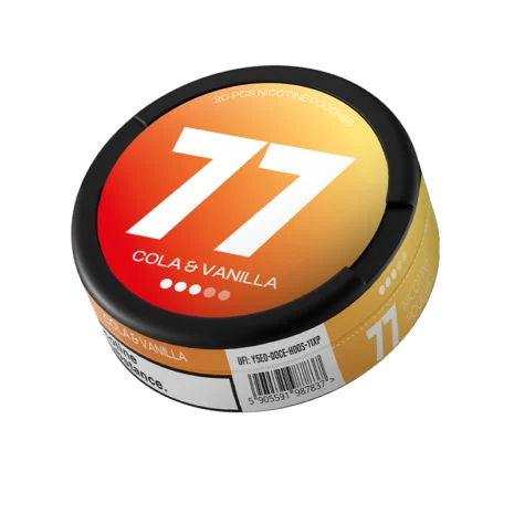 77 Cola & Vanilla 16mg Nicotine Pouches - Snuffstore - Snus, Kautabak ...
